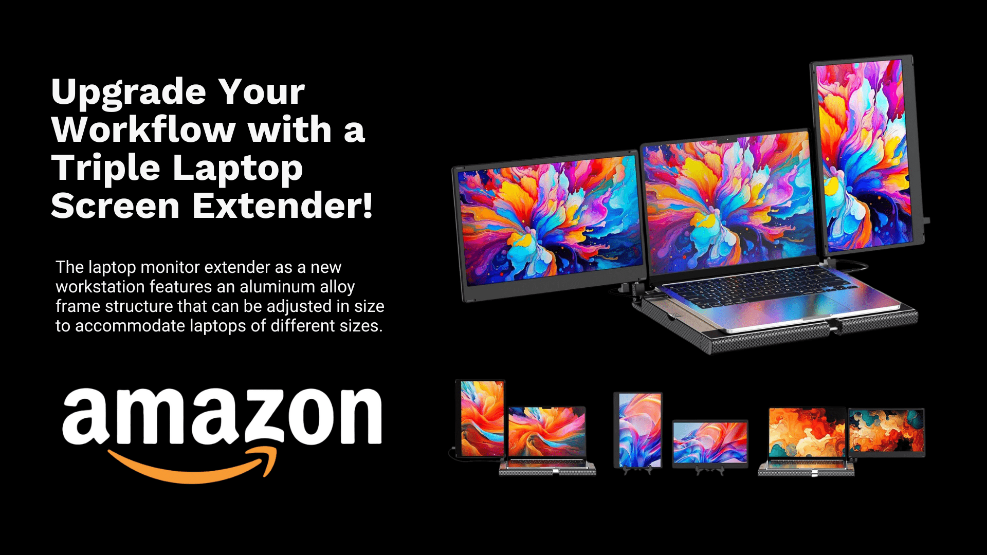 F3 Triple Portable Monitor 14'' FHD: The Smart Way to Work Anywhere ...